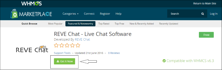 Installation guide: REVE Chat integration with WHMCS
